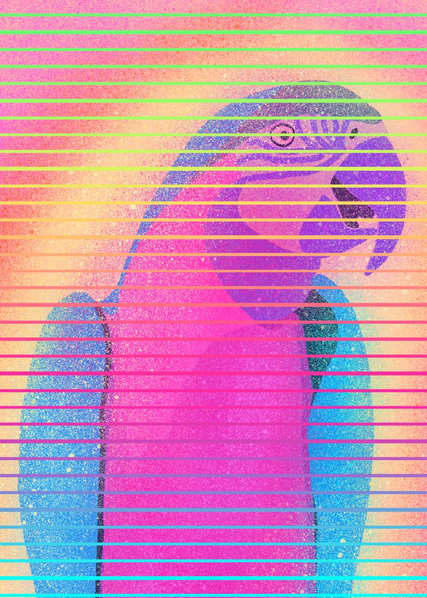 'Buddy Parrot' Poster, picture, metal print, paint by Constance Wilds ...