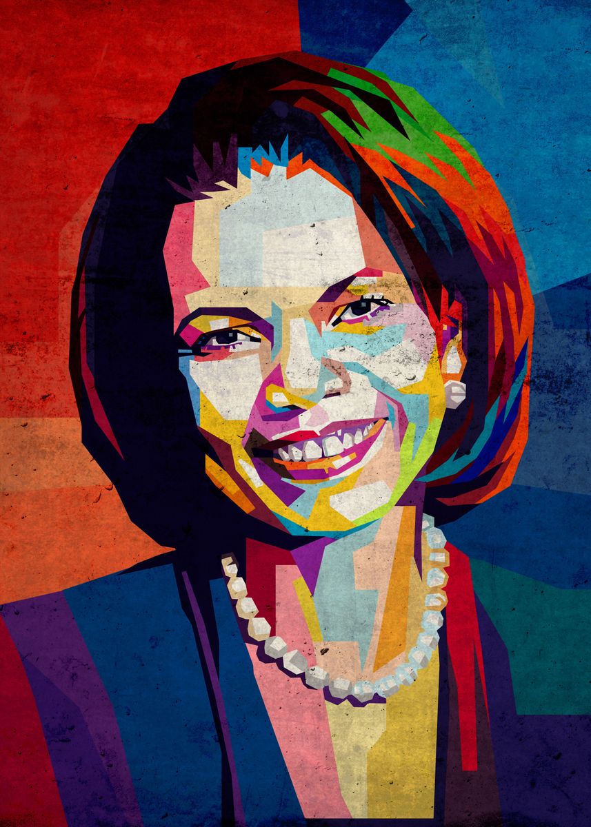 'Condoleezza Rice' Poster, picture, metal print, paint by Acongraphic ...