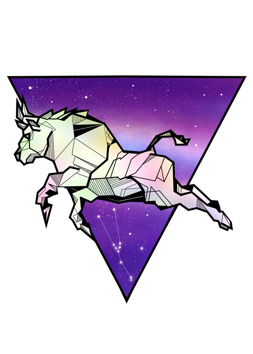 'Taurus star sign bull' Poster, picture, metal print, paint by mailbox ...