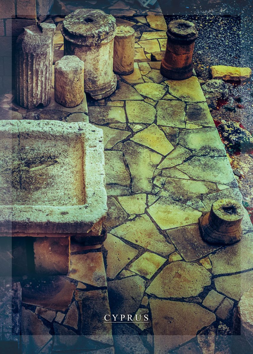 'Cyprus History' Poster by Sebough Voskeritchian | Displate