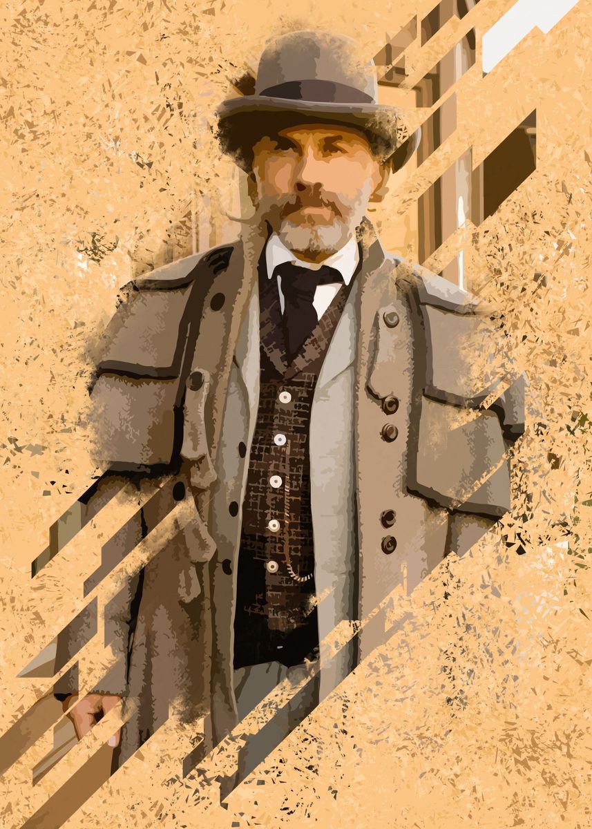 'Dr. King Schultz' Poster, picture, metal print, paint by Leonard ...