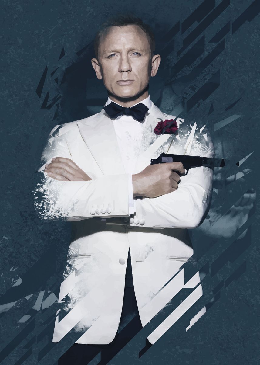 'James' Poster, picture, metal print, paint by Leonard Mendoza | Displate