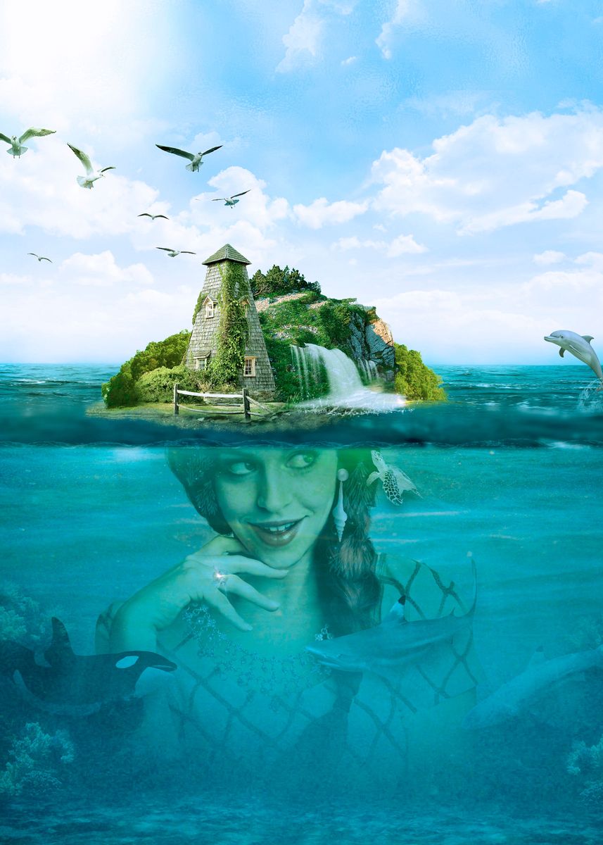 'Magic Island' Poster by Irina Parfenova | Displate