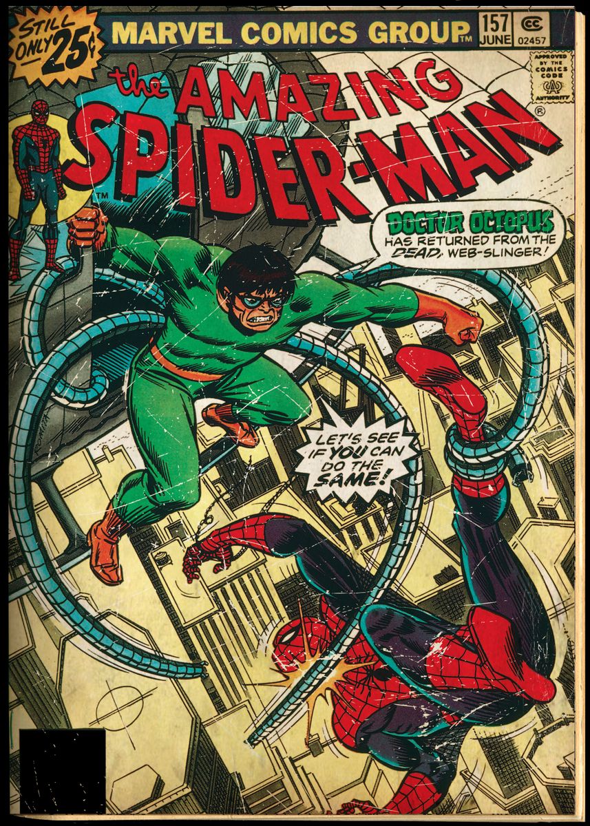 'Doctor Octopus ' Poster, picture, metal print, paint by Marvel | Displate