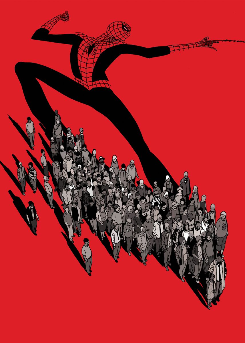 'Spider-Man' Poster, picture, metal print, paint by Marvel | Displate