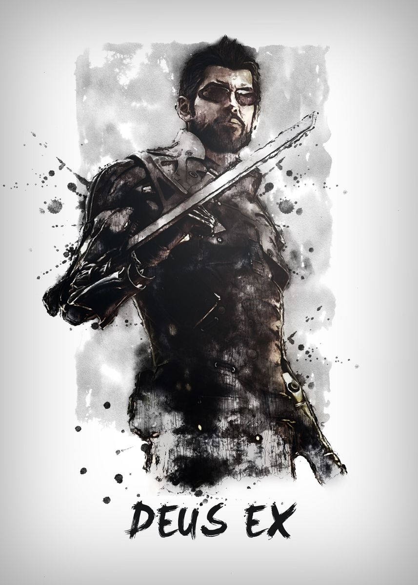 'Deus Ex' Poster, picture, metal print, paint by Gab Fernando | Displate