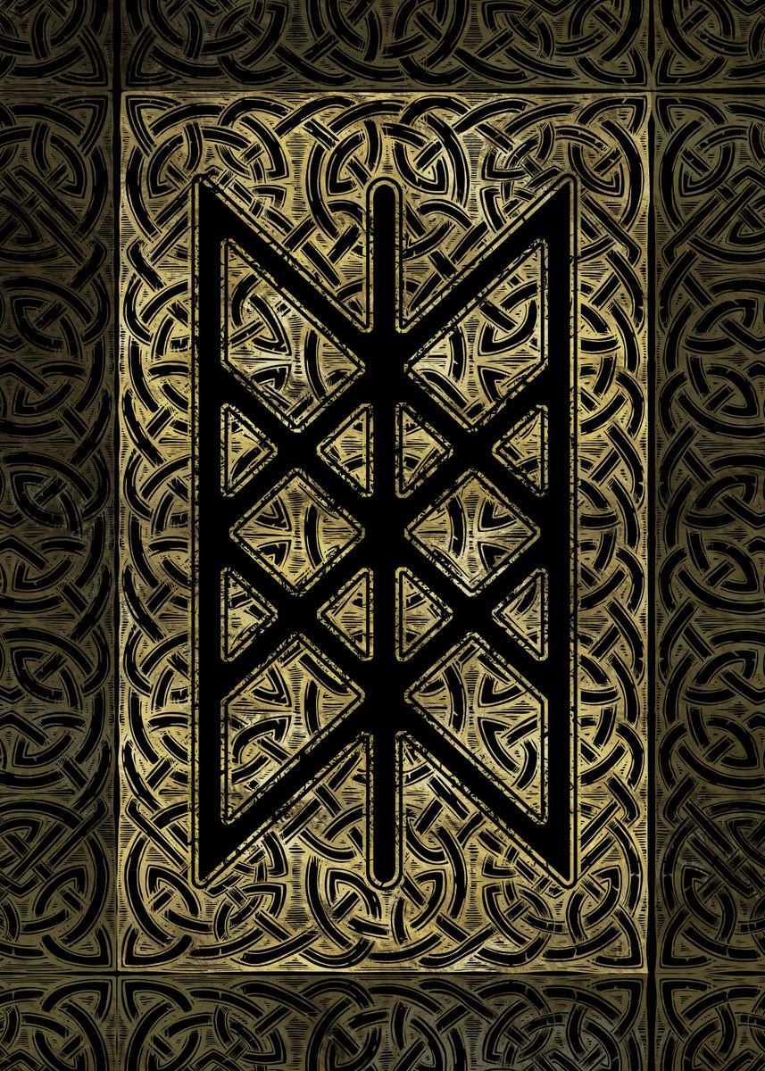 'Web of Wyrd ' Poster by Lioudmila Perry | Displate