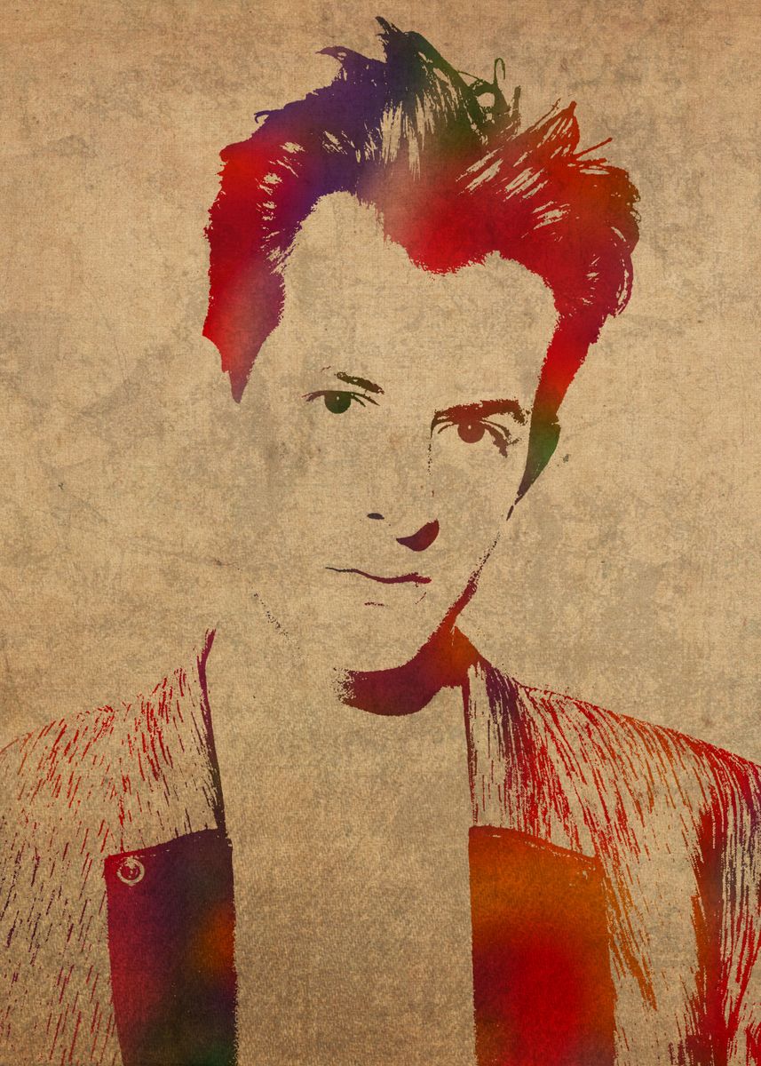 'Mark Ronson Watercolor' Poster, picture, metal print, paint by Design ...