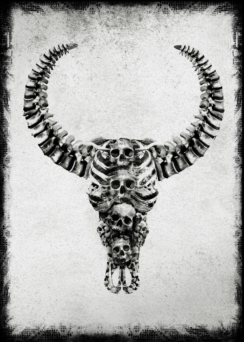 'CARNIS' Poster, picture, metal print, paint by Andy Pilkington | Displate