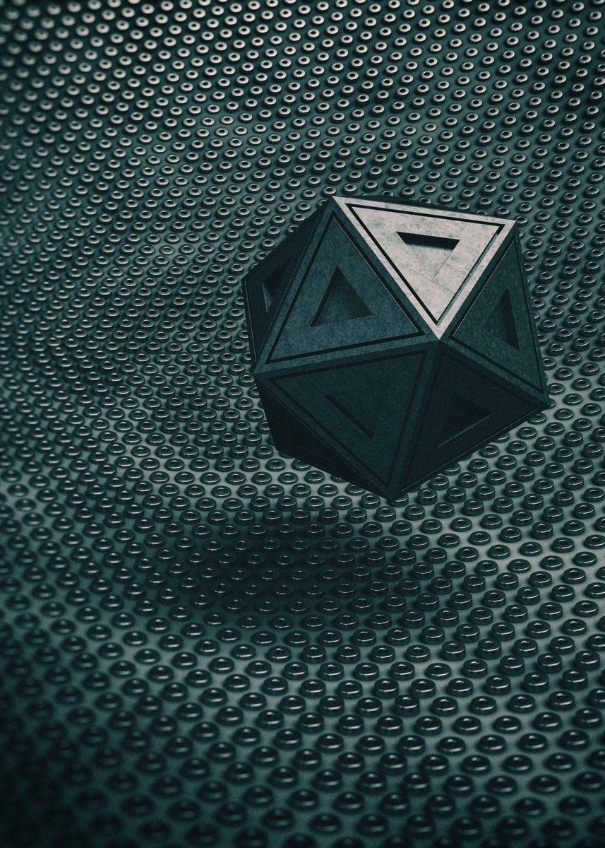 'Contrasting Edges' Poster by Josh Lapham | Displate