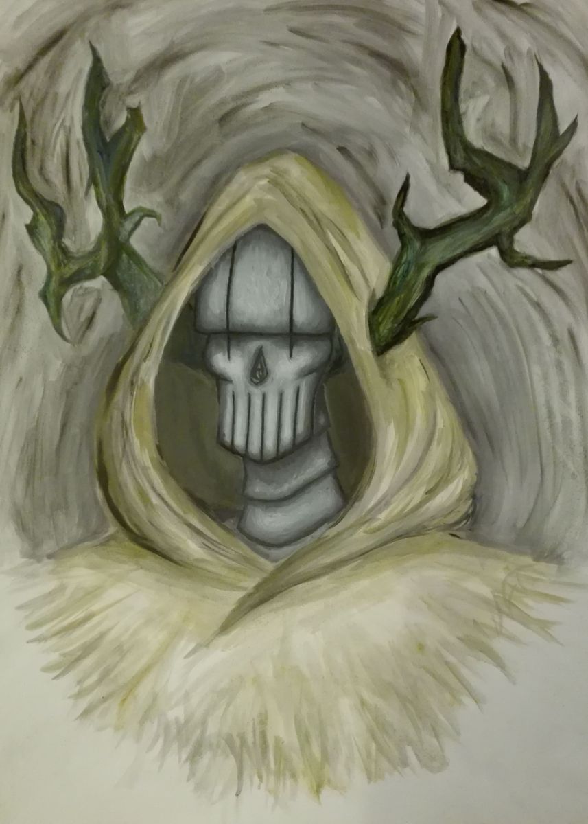 'The silent one' Poster, picture, metal print, paint by Novella Elder ...