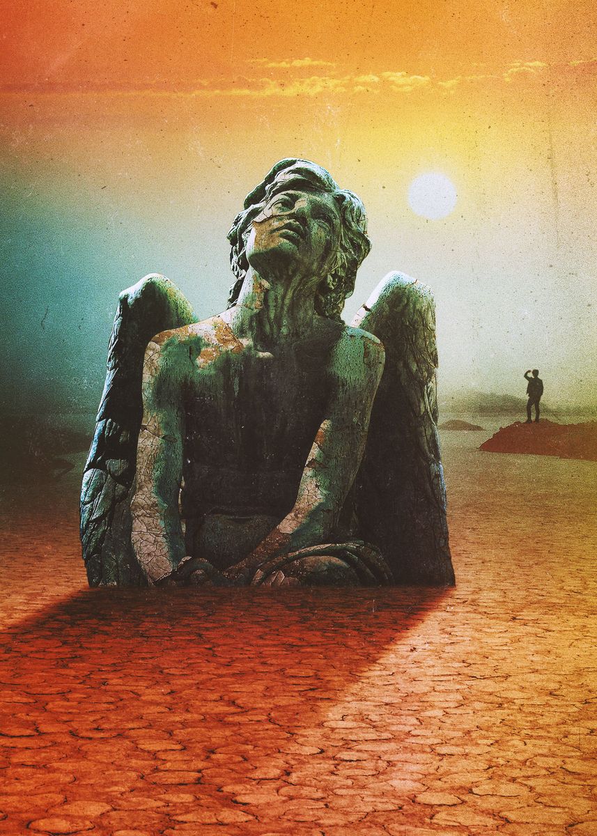 'Shade' Poster, picture, metal print, paint by seam less | Displate