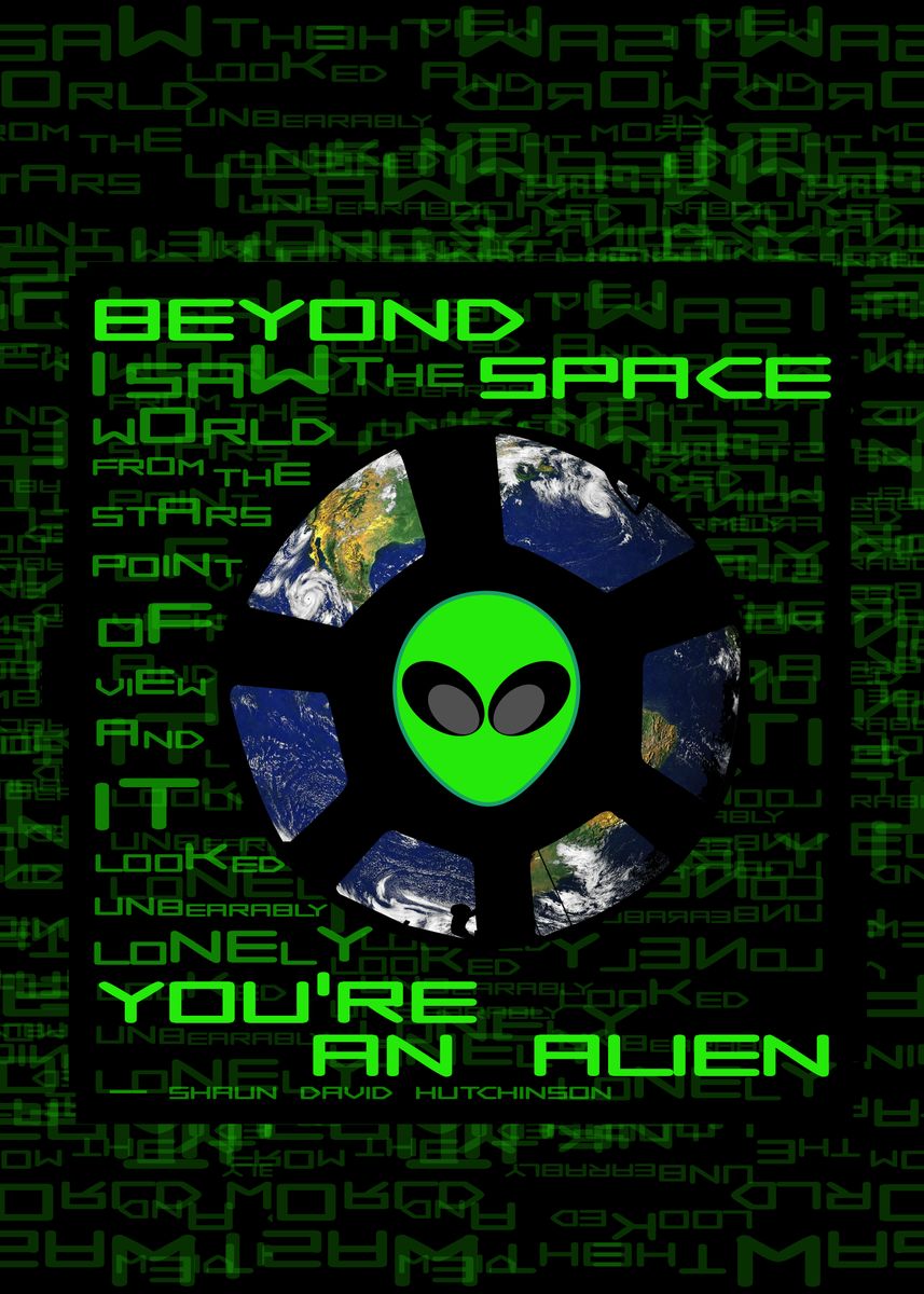 'Beyond Space' Poster by Jennilyn Duena | Displate