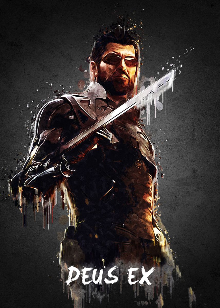 'Deus Ex' Poster, picture, metal print, paint by Gab Fernando | Displate