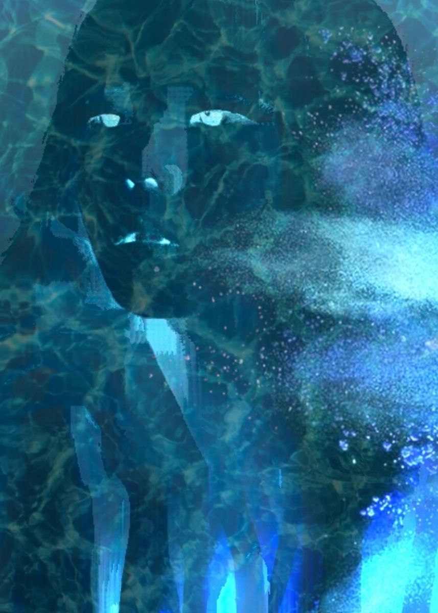 'Water soul ' Poster, picture, metal print, paint by OLena Kovalska ...