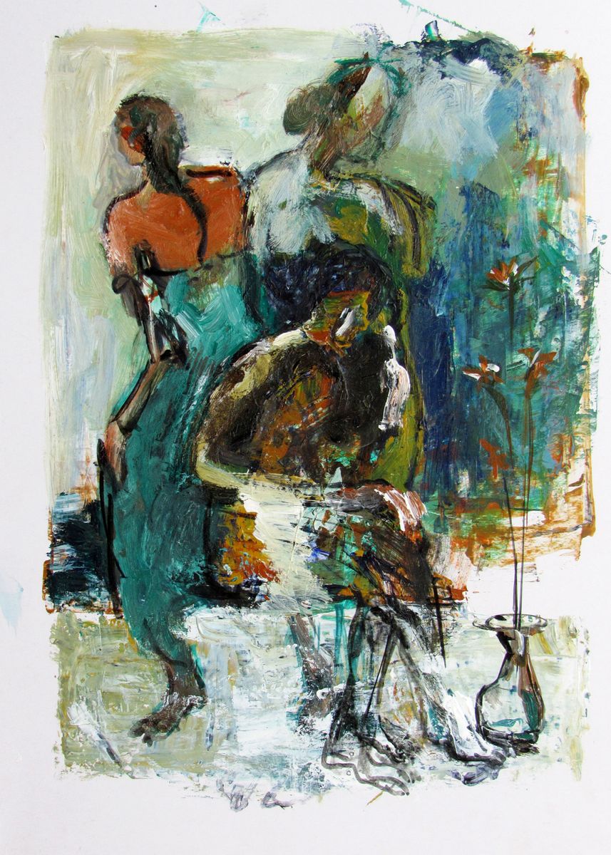 'floawting queen' Poster, picture, metal print, paint by monir alam | Displate