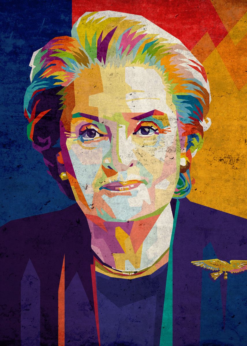 'Madeleine Albright' Poster, picture, metal print, paint by Acongraphic ...
