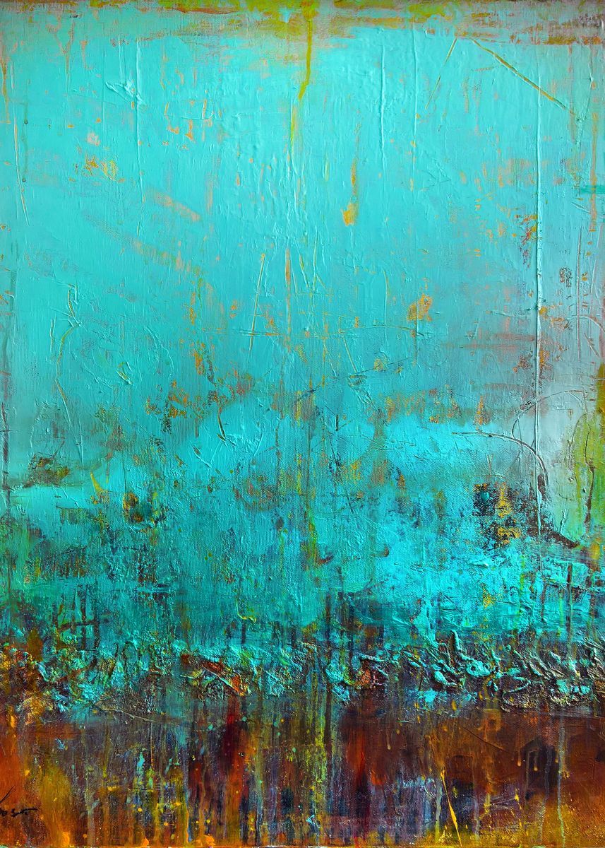 'Oxidation' Poster, picture, metal print, paint by Vasil Vasilev | Displate