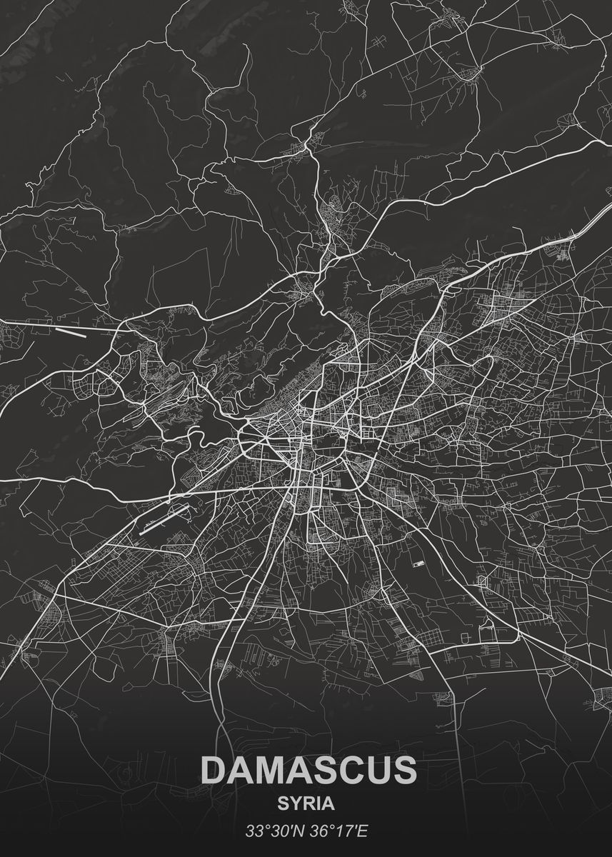 'Damascus' Poster, picture, metal print, paint by Iwoko | Displate