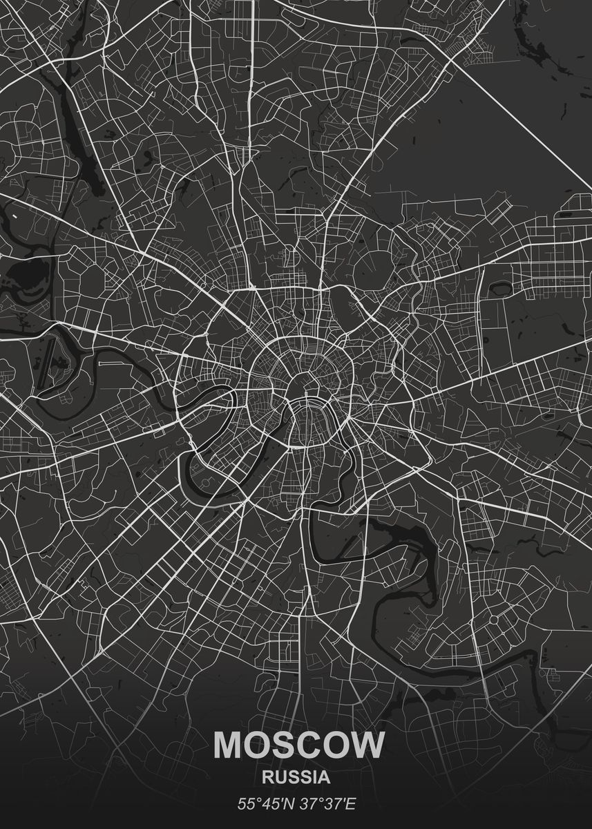 'Moscow' Poster by Iwoko | Displate