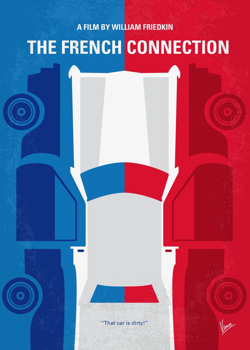 'No982 French Connection' Poster, picture, metal print, paint by ...