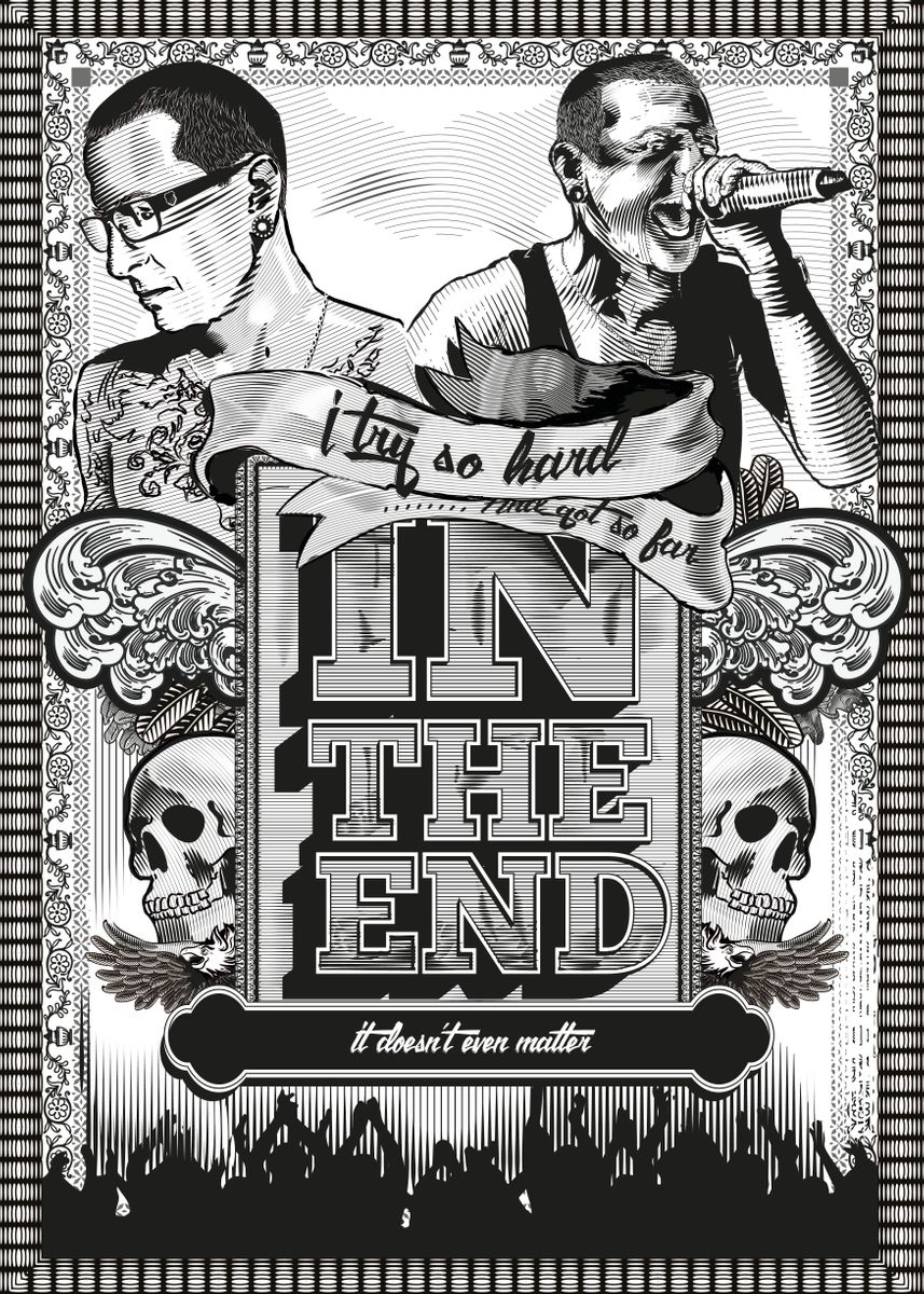 'In the end (b&w)' Poster by Nacho Arrabal | Displate