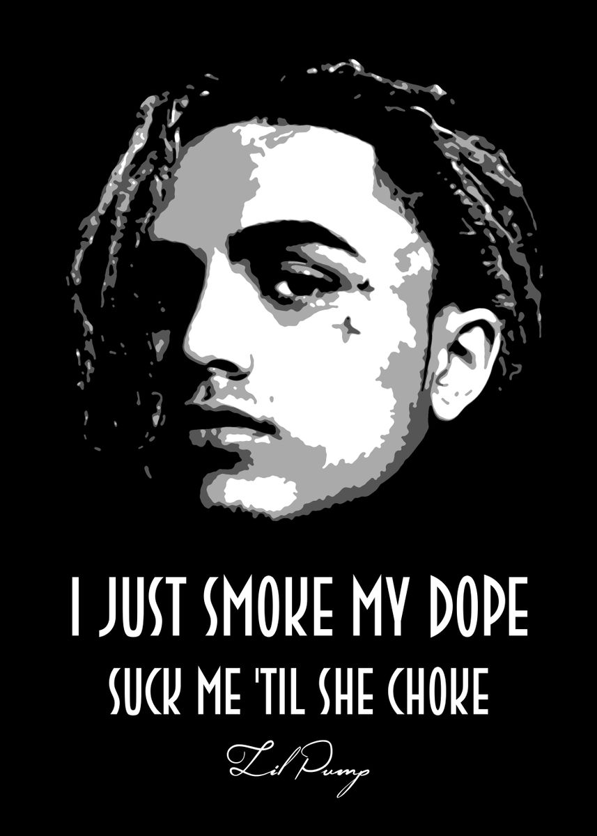 'Lil Pump' Poster, picture, metal print, paint by BB Design | Displate