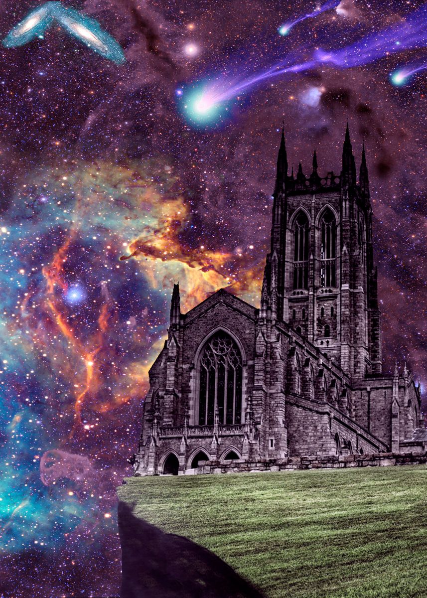 ' Cathedral In The Space' Poster, picture, metal print, paint by Engels ...