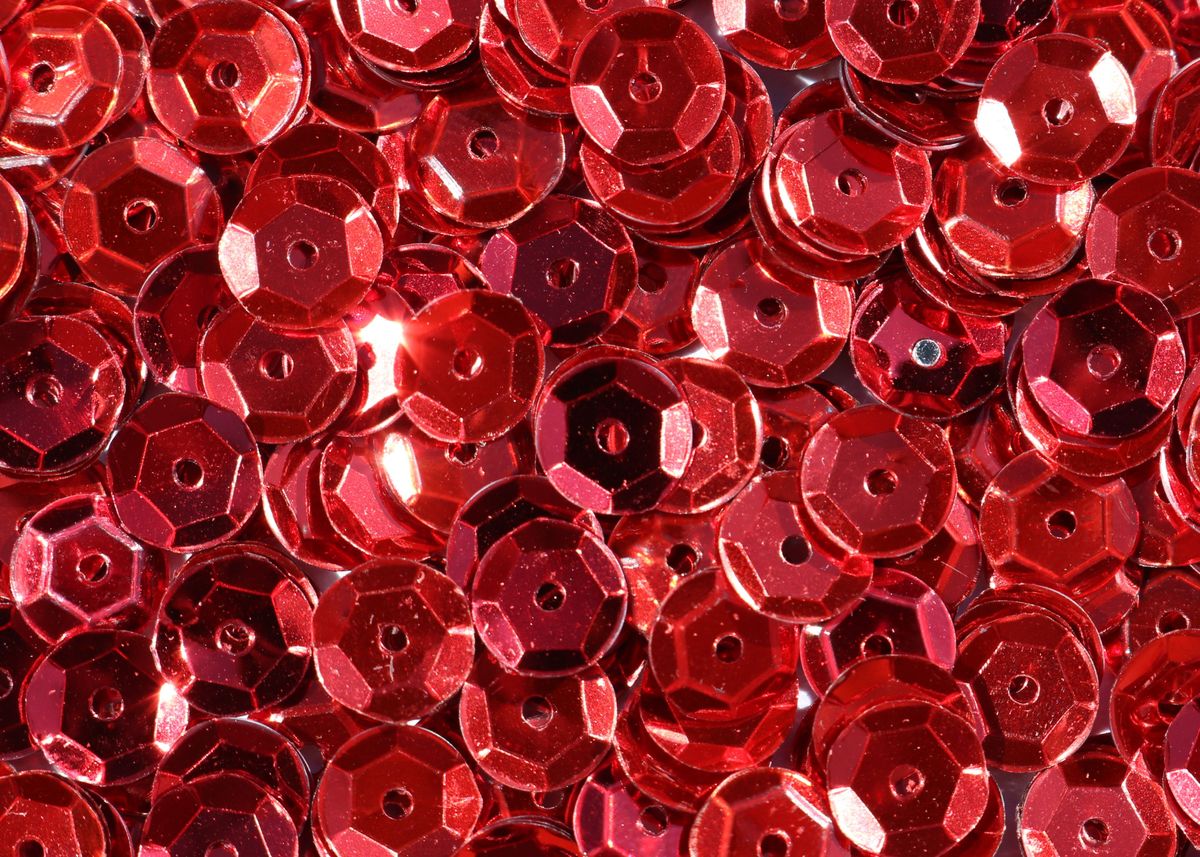 'Red sequins background' Poster by Marina Georgieva | Displate