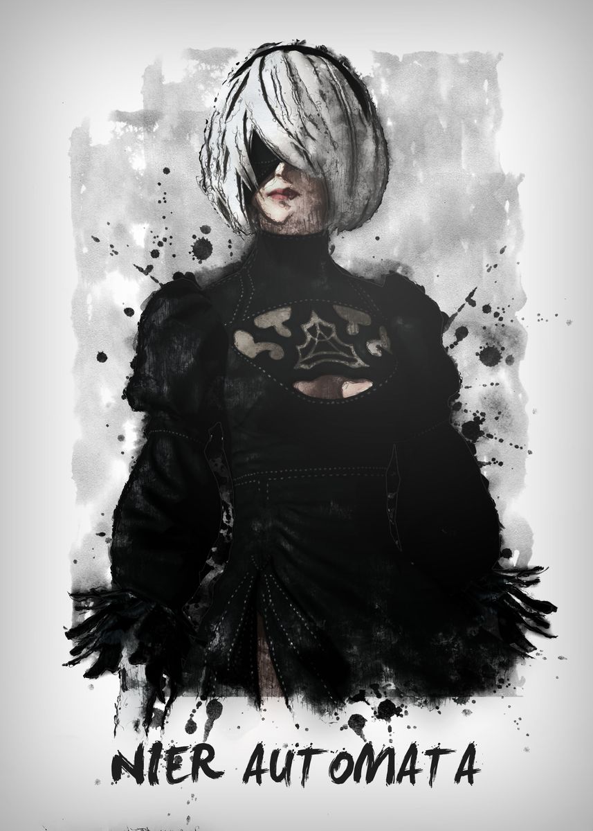 'Nier Automata ' Poster, picture, metal print, paint by Gab Fernando ...