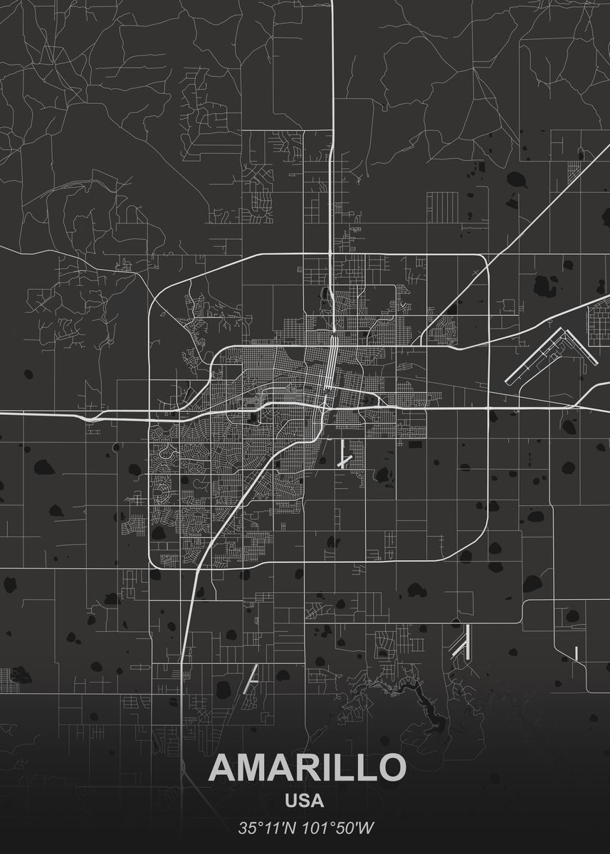 'AMARILLO USA' Poster by Iwoko | Displate