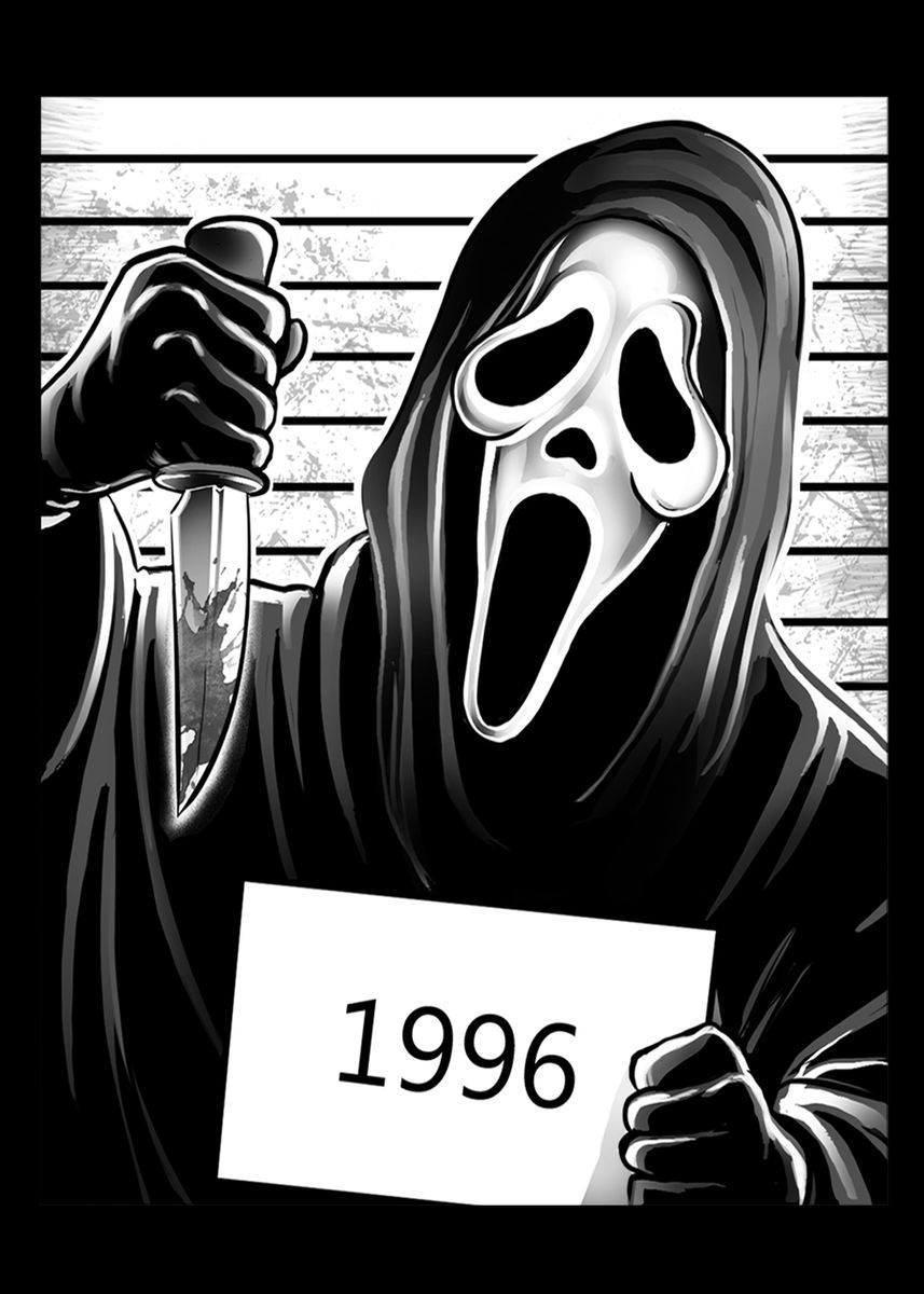 'HorrorP. - Ghost Killer' Poster, picture, metal print, paint by ...