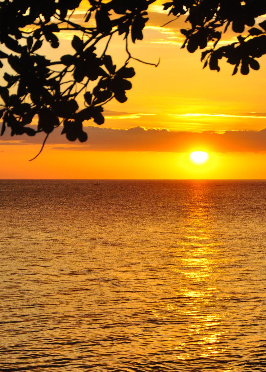 'Sunset by the bay 2' Poster by Jonathan Shih | Displate