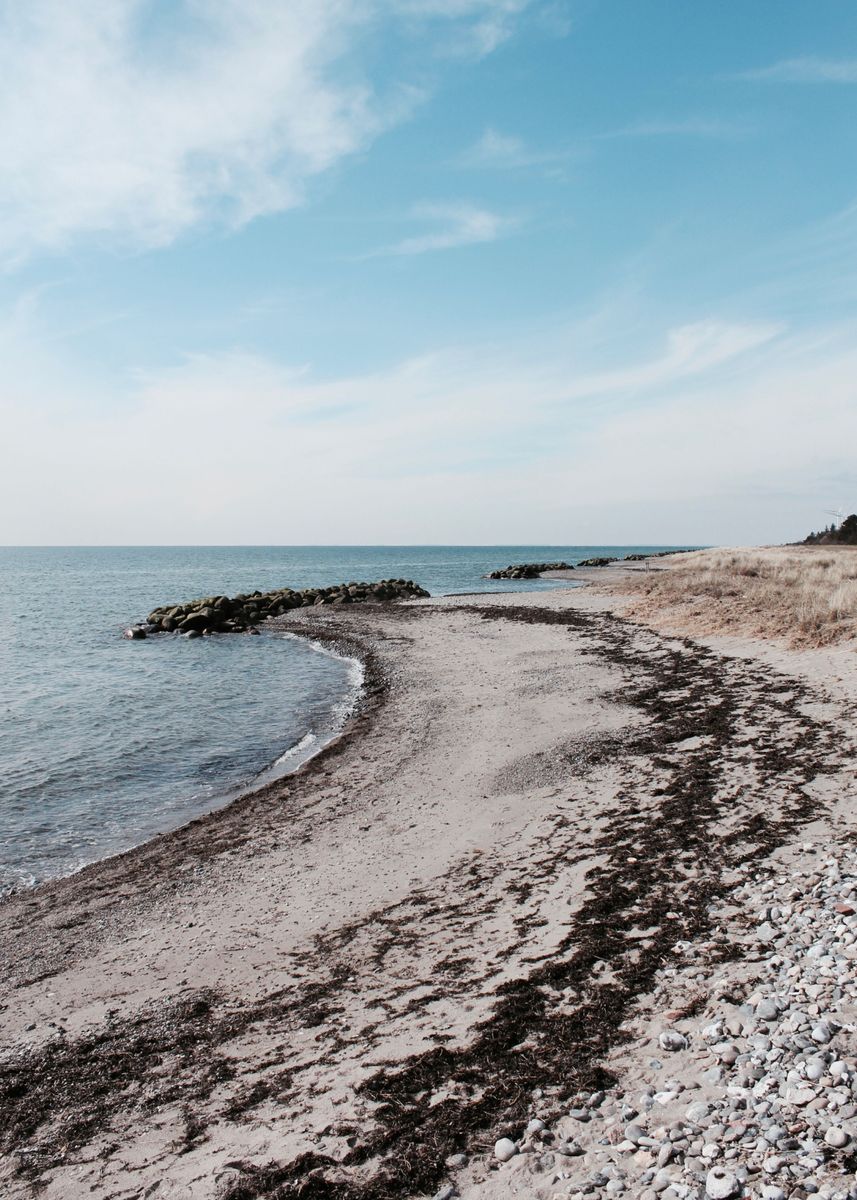 'Beach Walk No. 1' Poster by Nicola Sorensen | Displate