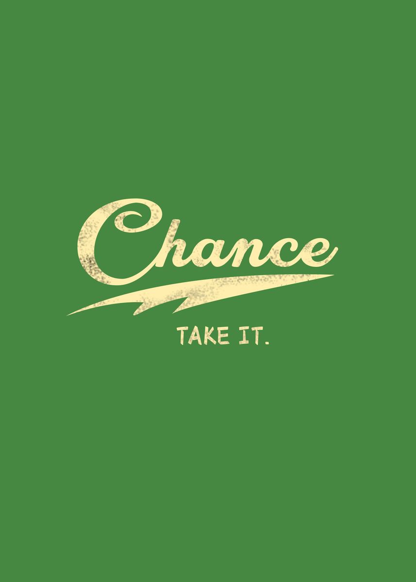 'Chance' Poster, picture, metal print, paint by Jamie Domingo | Displate