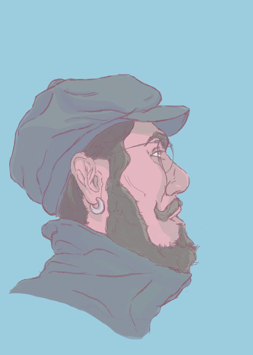 'Sailor' Poster, picture, metal print, paint by Ionut Constantin | Displate