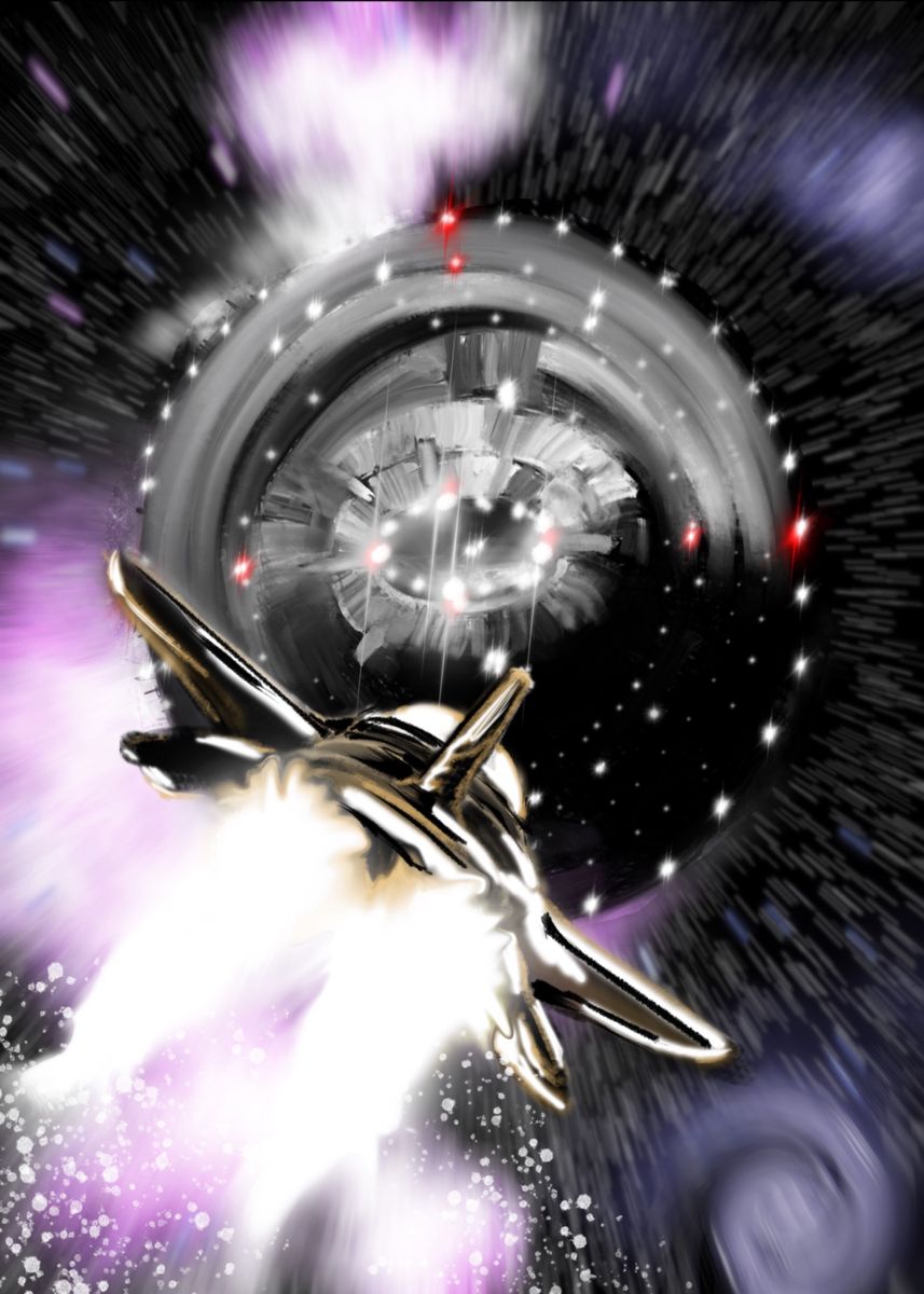 'Break the circle' Poster, picture, metal print, paint by Michele ...