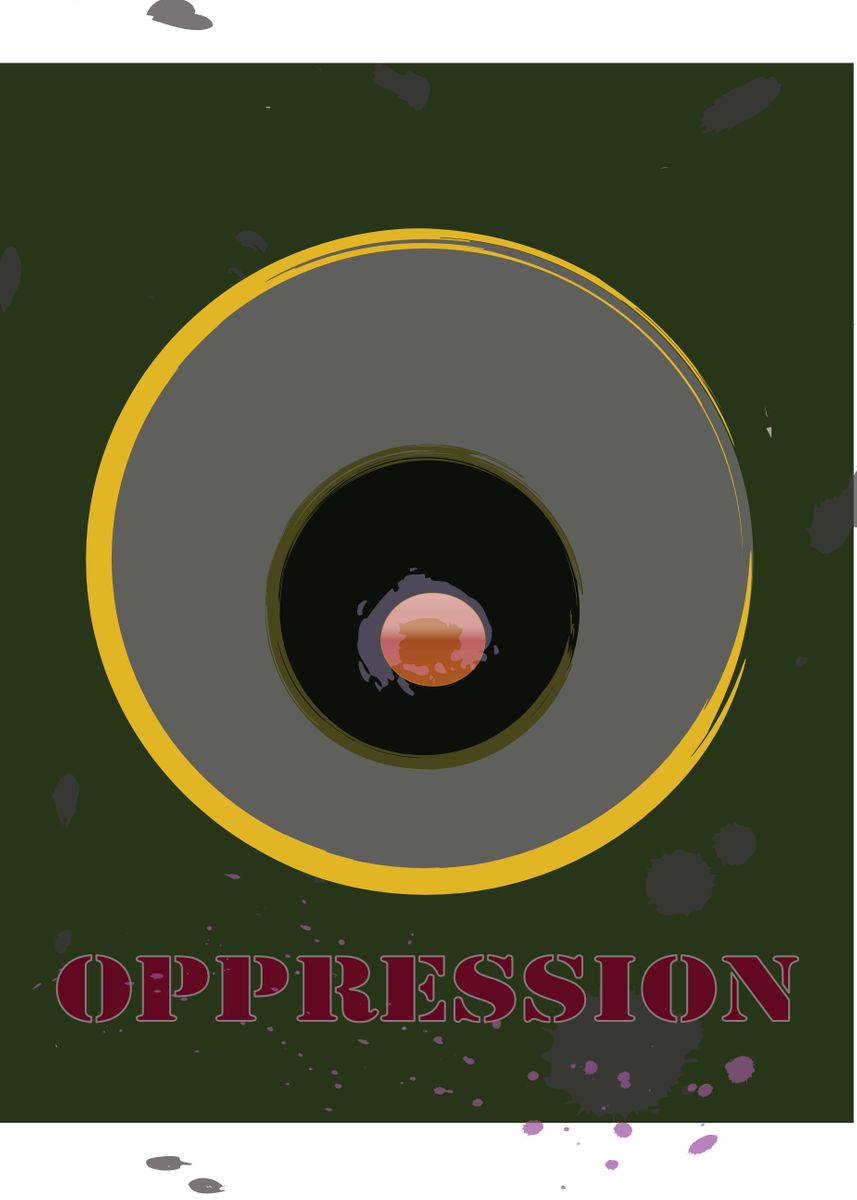 'OPPRESSION' Poster by EKSEMPLER ART | Displate