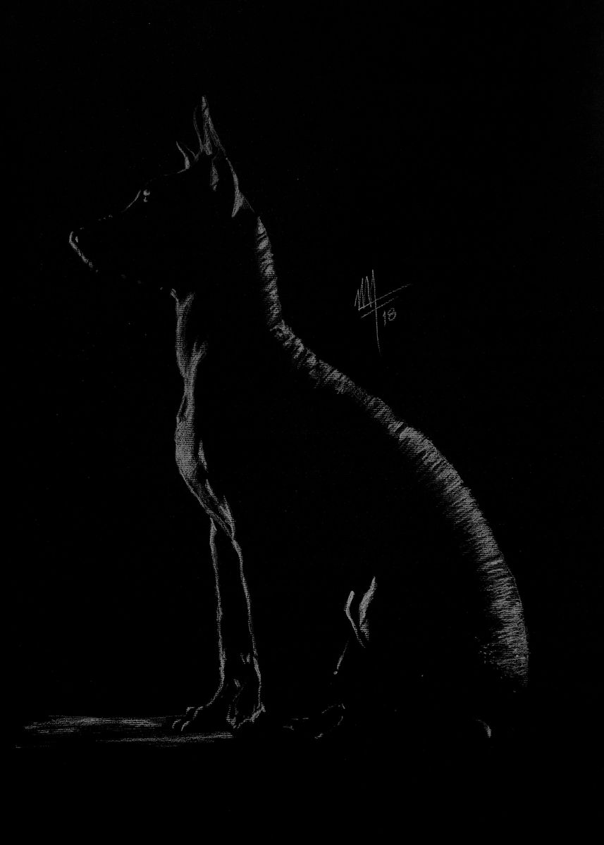 'Xolo' Poster, picture, metal print, paint by Marco Yah | Displate