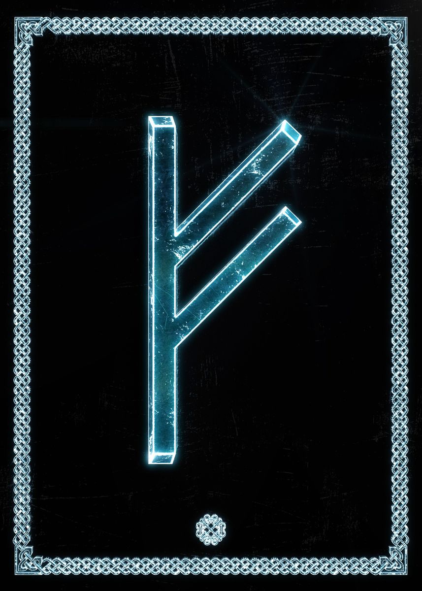 'Fehu' Poster, picture, metal print, paint by Christopher Sanabria ...