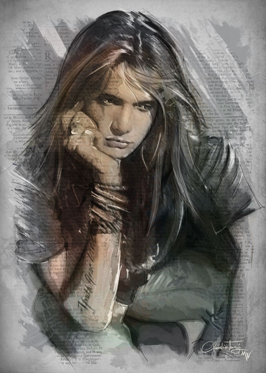 'Sebastian Bach' Poster by Claudio Tosi | Displate