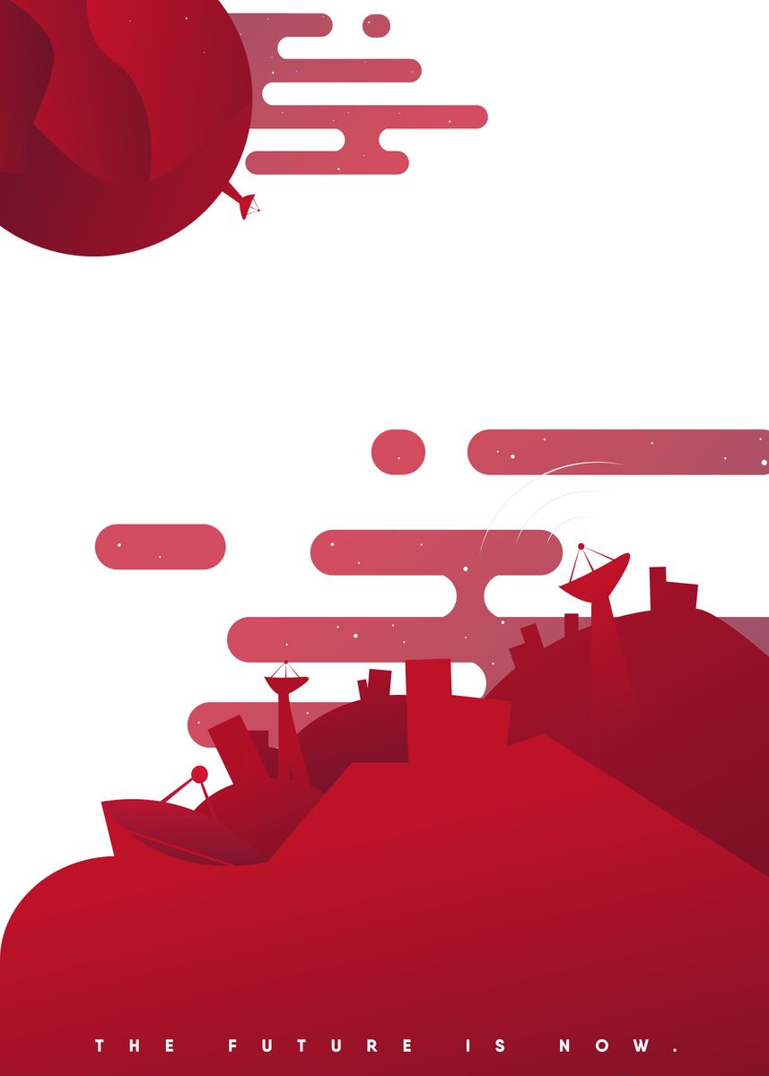 'The Future is Now.' Poster by Zenden Caparoso | Displate