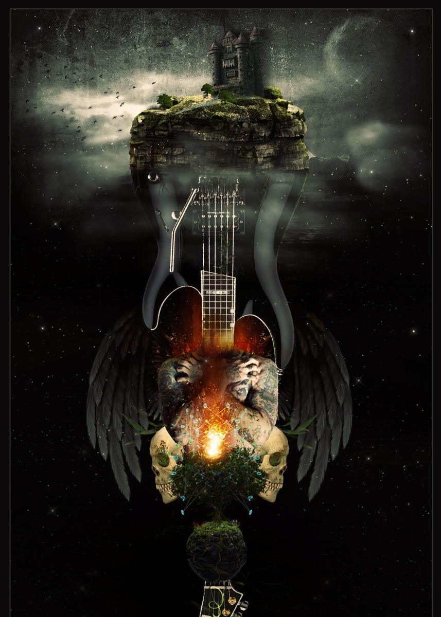 'MetalHead' Poster by Sofia Paixao | Displate