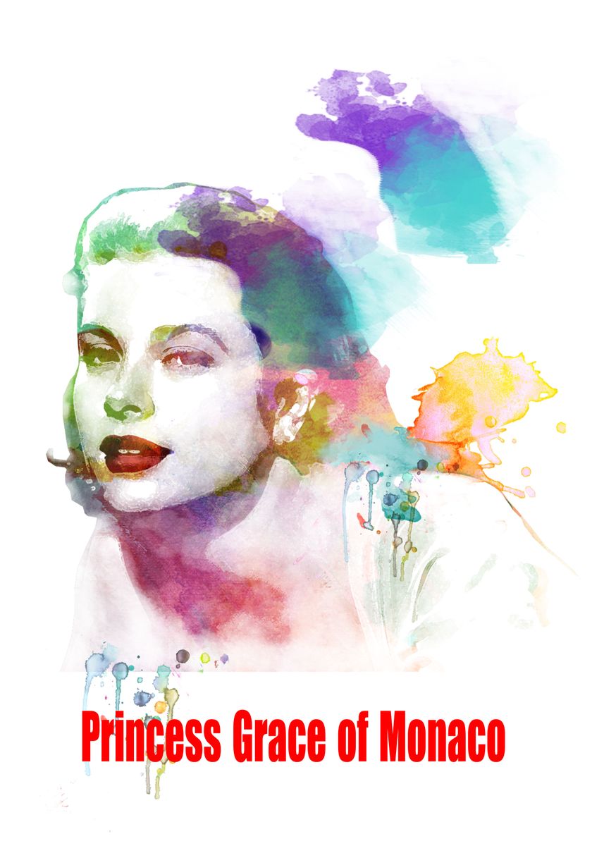 'Hollywood Princess' Poster, picture, metal print, paint by Augusto ...