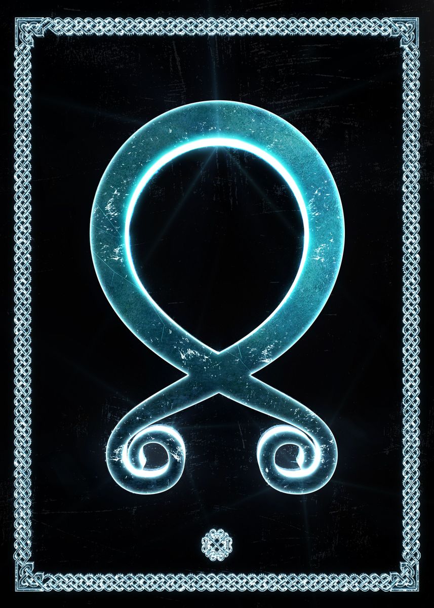 'Troll Cross' Poster, picture, metal print, paint by Christopher ...