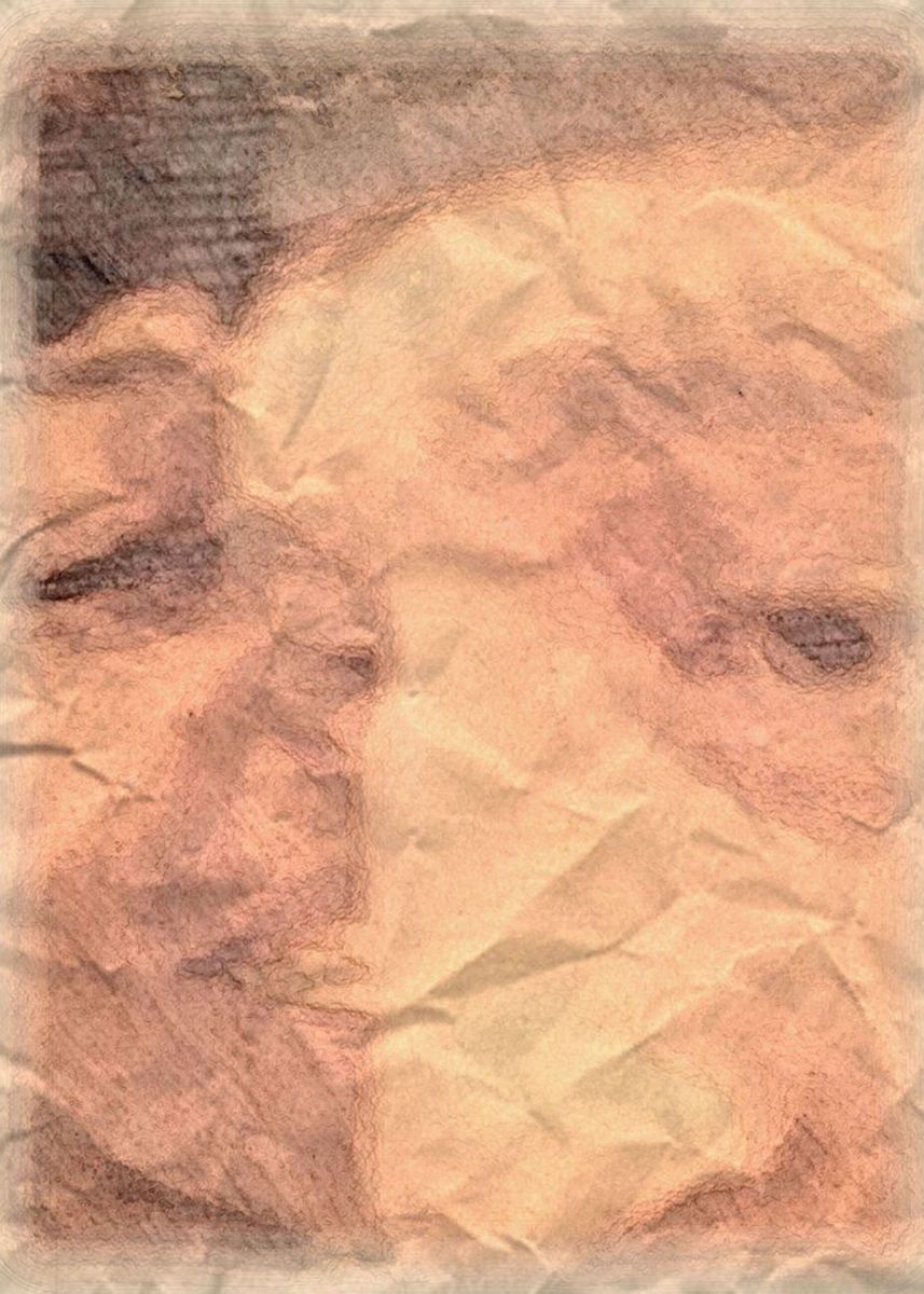 'Crumpled ' Poster by Inure Muse | Displate