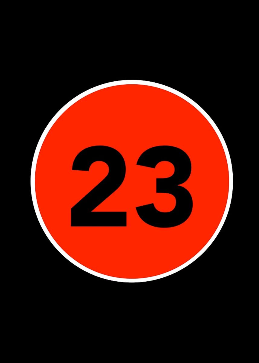 'Twenty Three 23' Poster by Tanner Duke | Displate