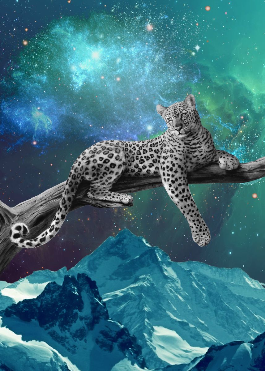 'Lazy ' Poster, picture, metal print, paint by VK Art | Displate