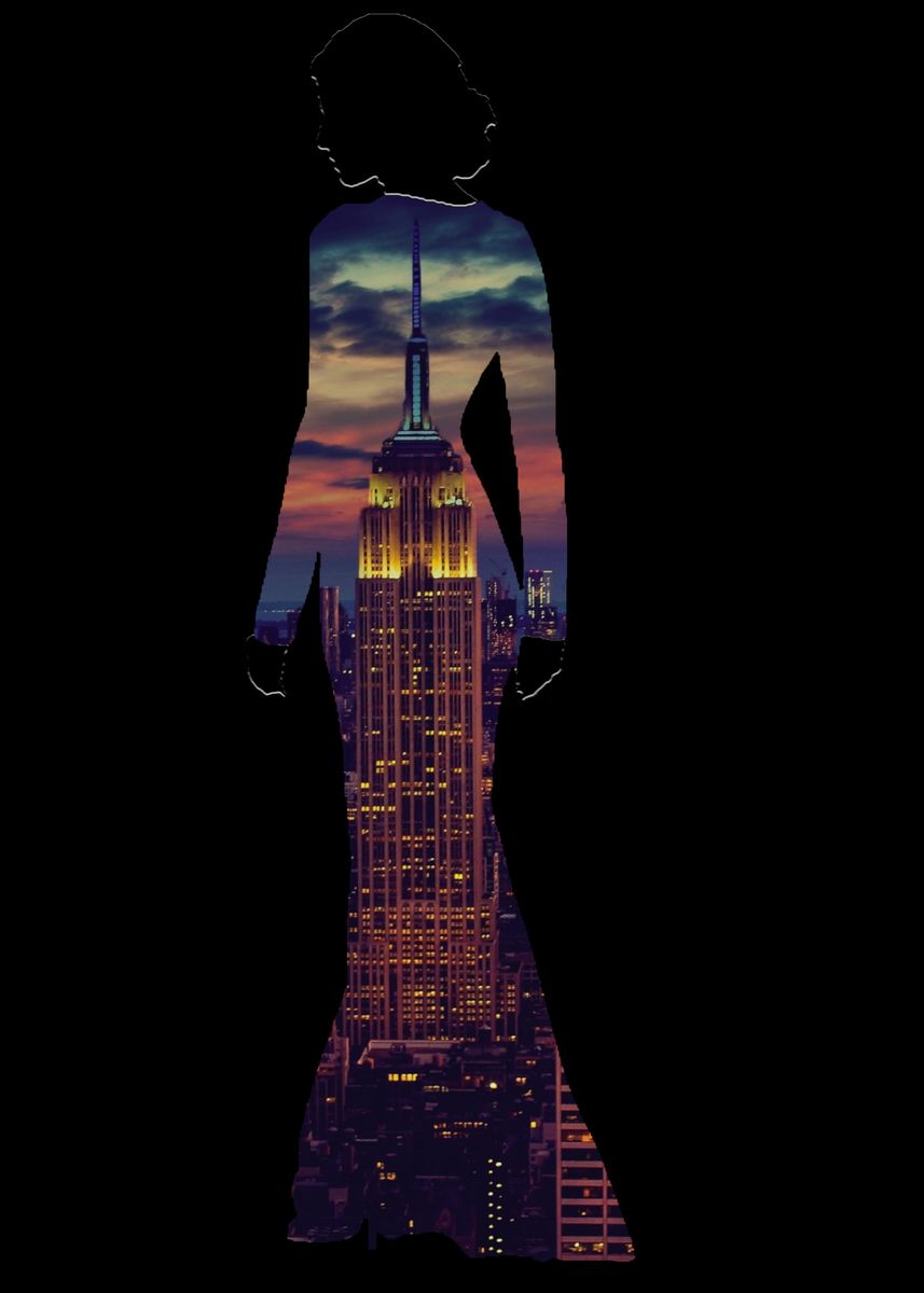 'The Newyorker ' Poster, picture, metal print, paint by Bilyana Ninova ...