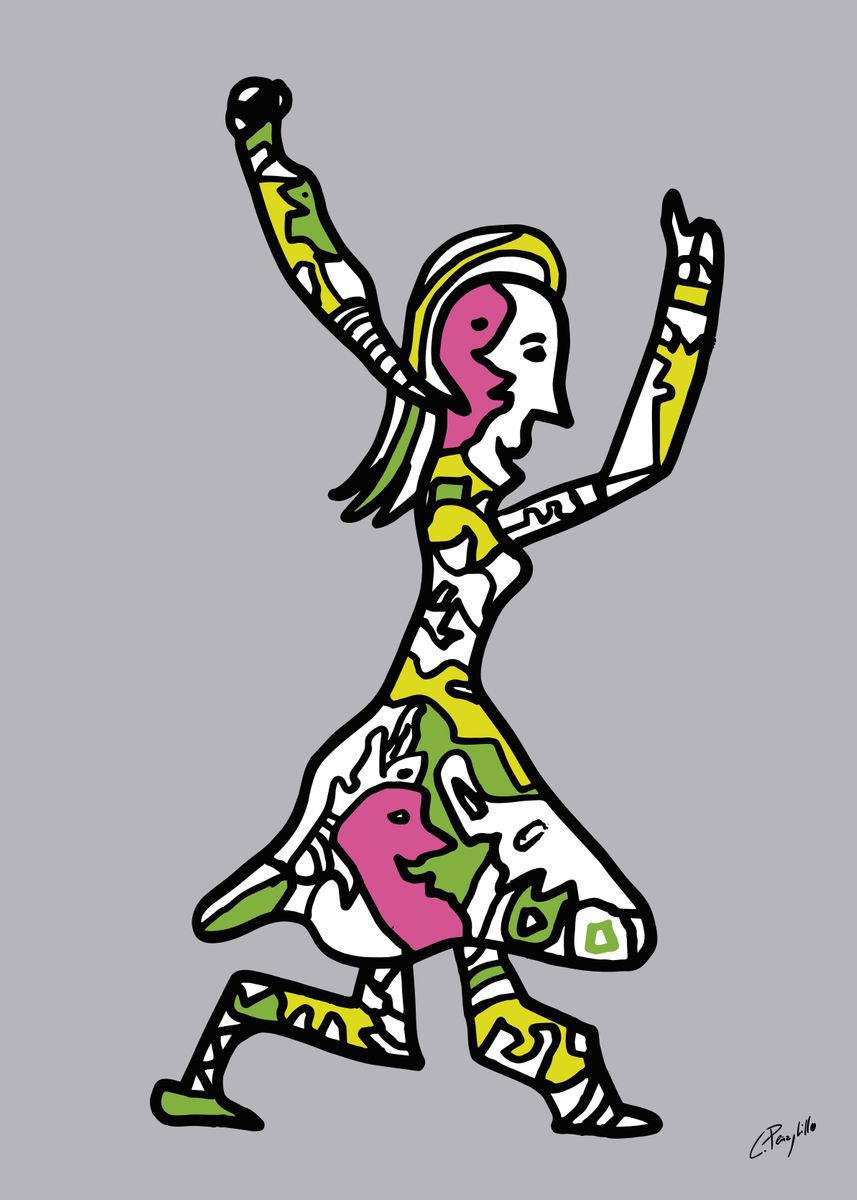 'Moov dance' Poster by Choper Peña y Lillo | Displate